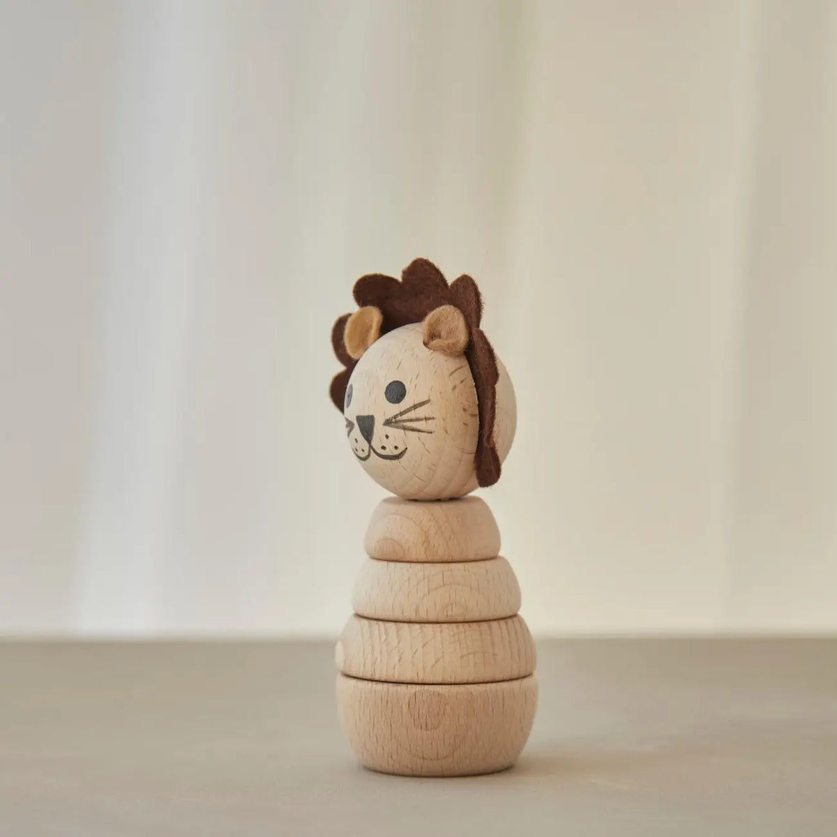 Lion Stacking Wooden Toy - Dottie Maie